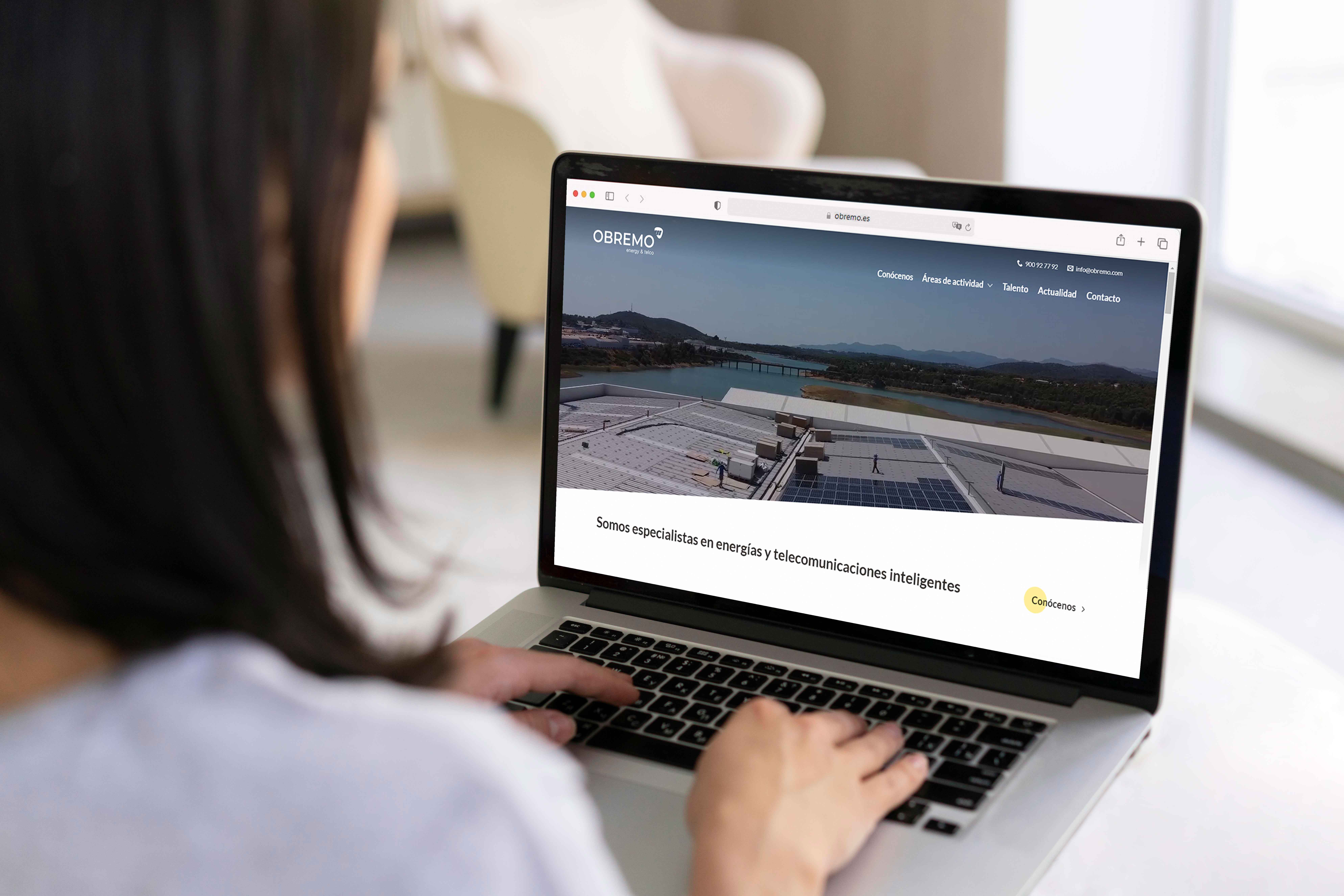 La nueva web de Obremo refleja su apuesta por la descarbonización y la conectividad inteligente ...